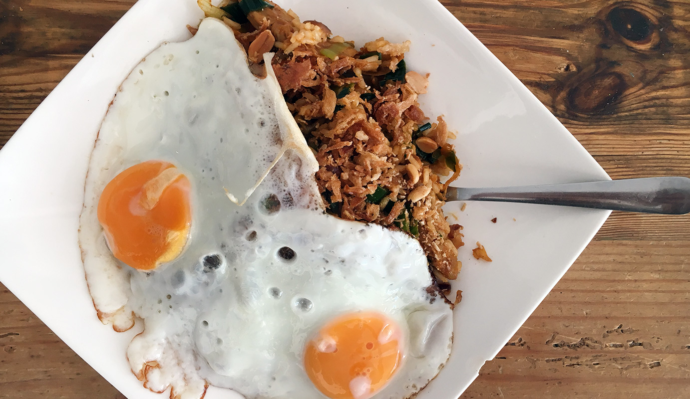 Nasi met vegetarische kip en groentes - Gewoon wat een studentje 's ...